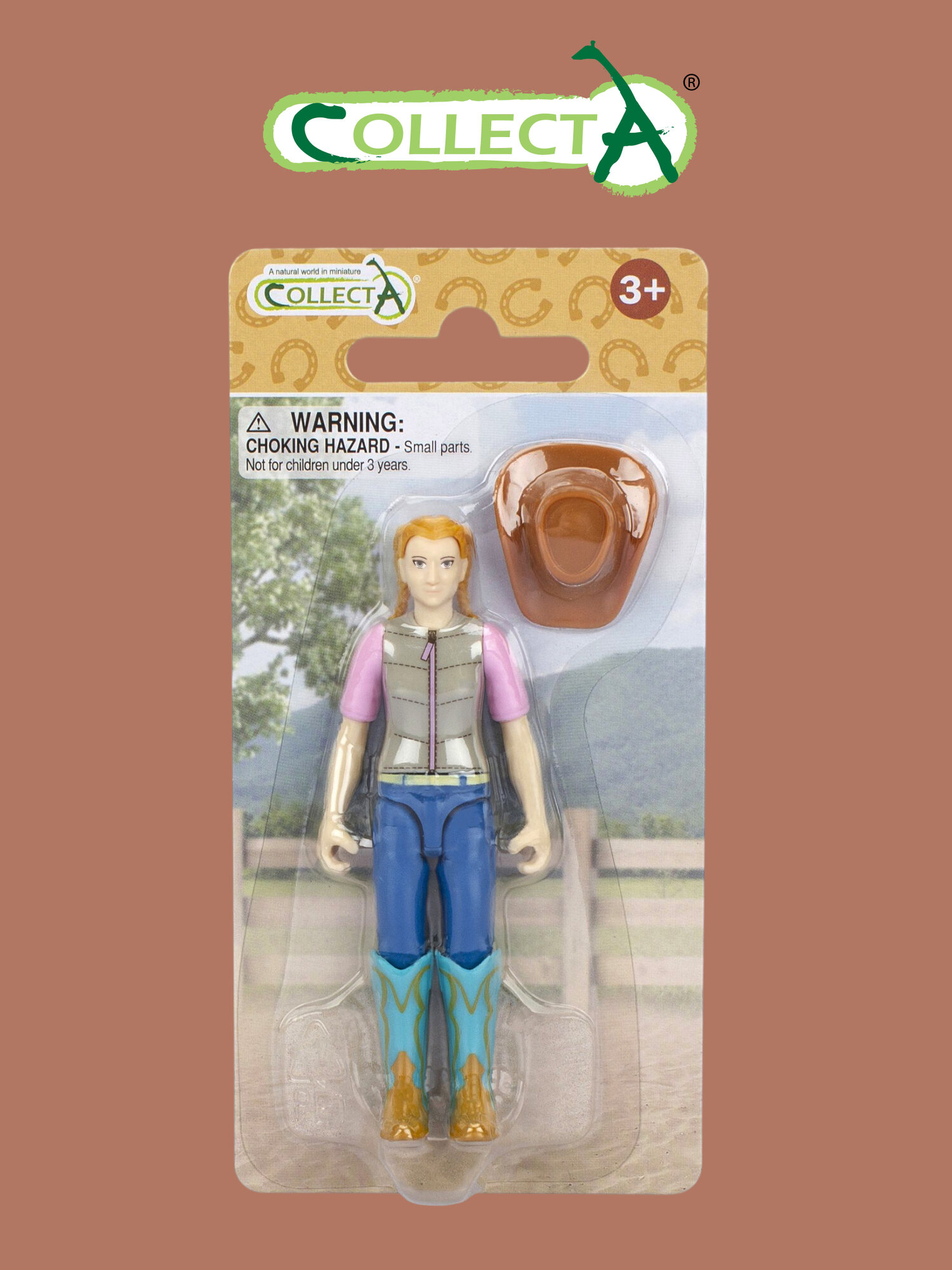 Фигурка Collecta наездница со шляпой, высота фигурки 16 см, 84250