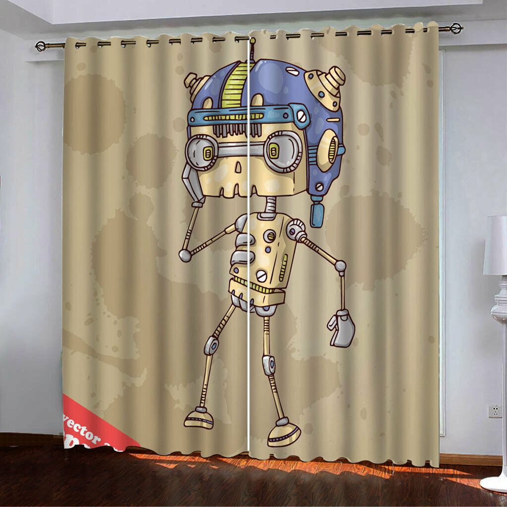 Плотные шторы, занавески, креативные шторы, гардины, популярные головы маленьких животных, простые 140*100cm