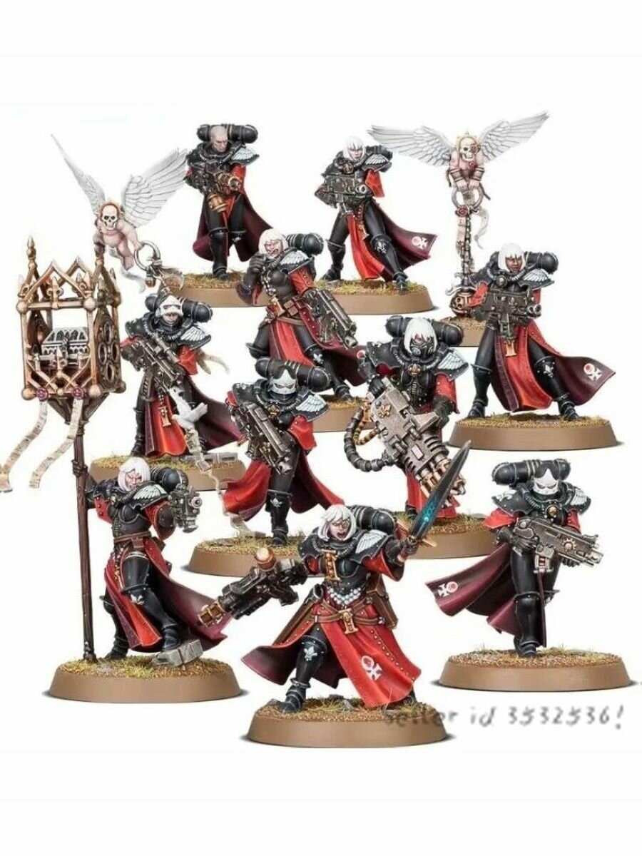 BATTLE SISTERS SQUAD / Вархаммер 40к смола / Warhammer 40000 миниатюры