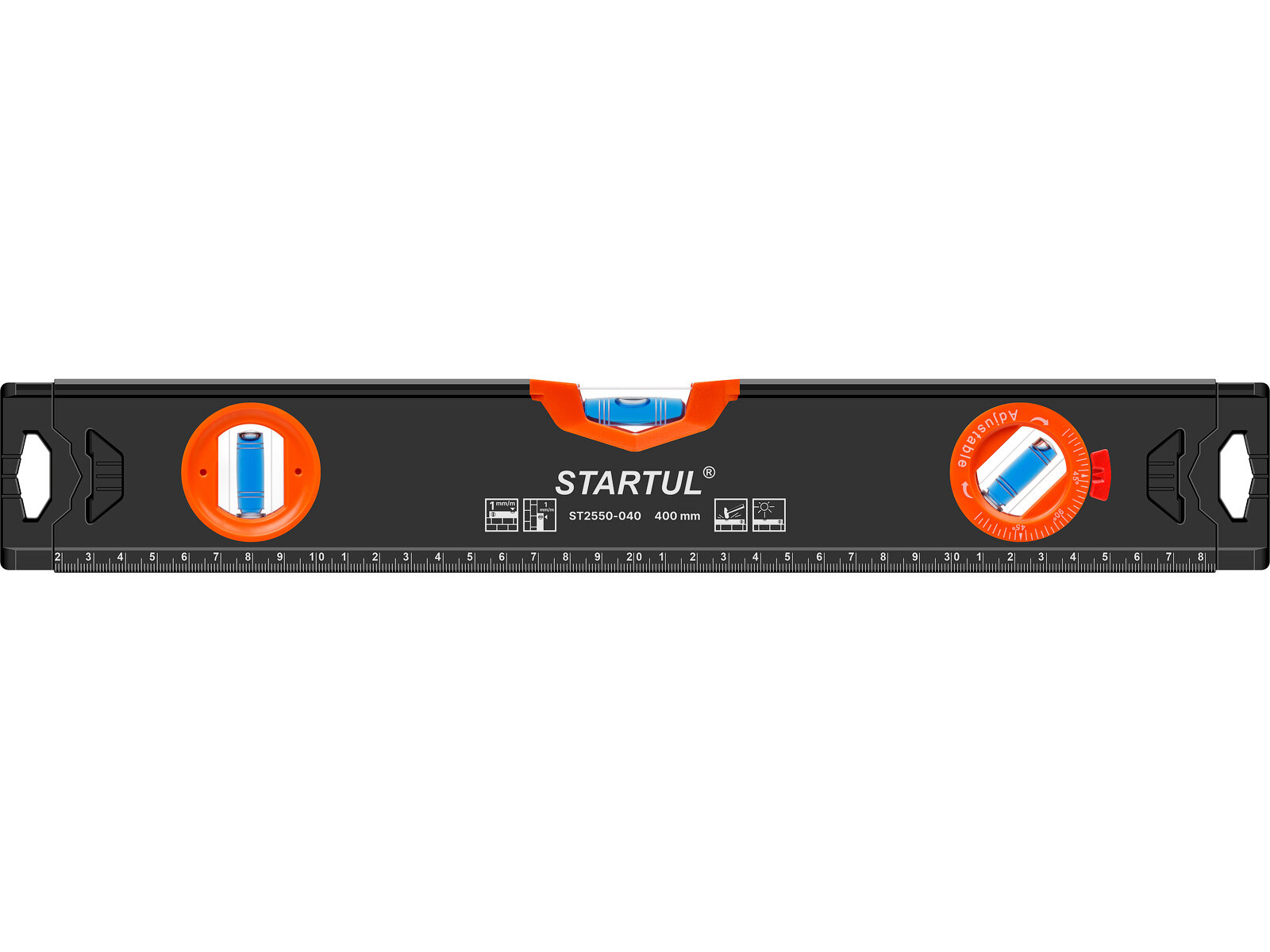 Уровень строительный пузырьковый 400 мм STARTUL Profi (ST2550-040)