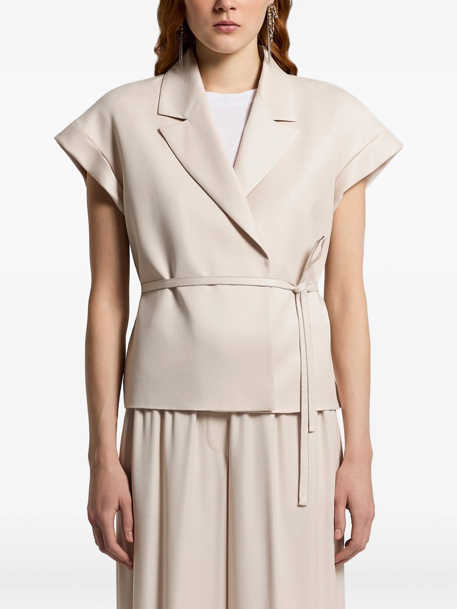 Пиджак Belted blazer