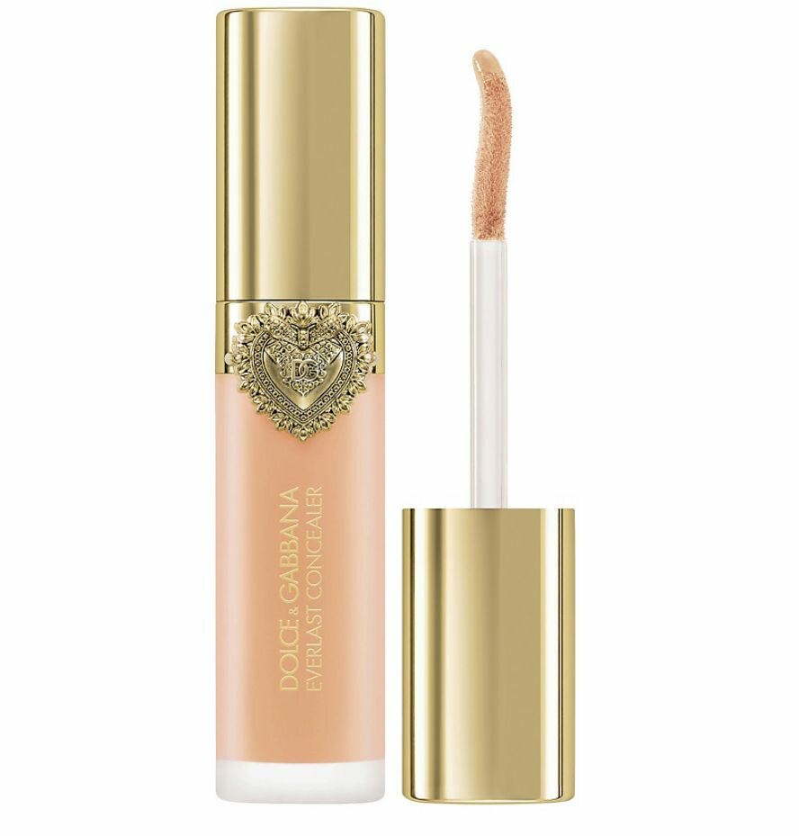 DOLCE&GABBANA Увлажняющий консилер для упругости кожи, стойкость 24 часа Everlast Concealer, 11 Light Medium, 11 мл
