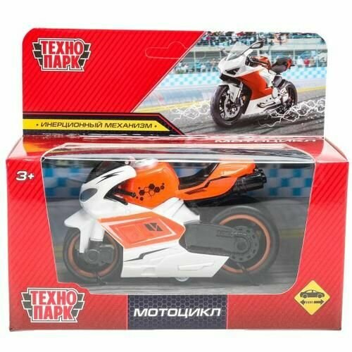 Машинка Huada Toys модель инерционная Мотоцикл 10,5 см, металл, от 3 лет, 1908C274-R