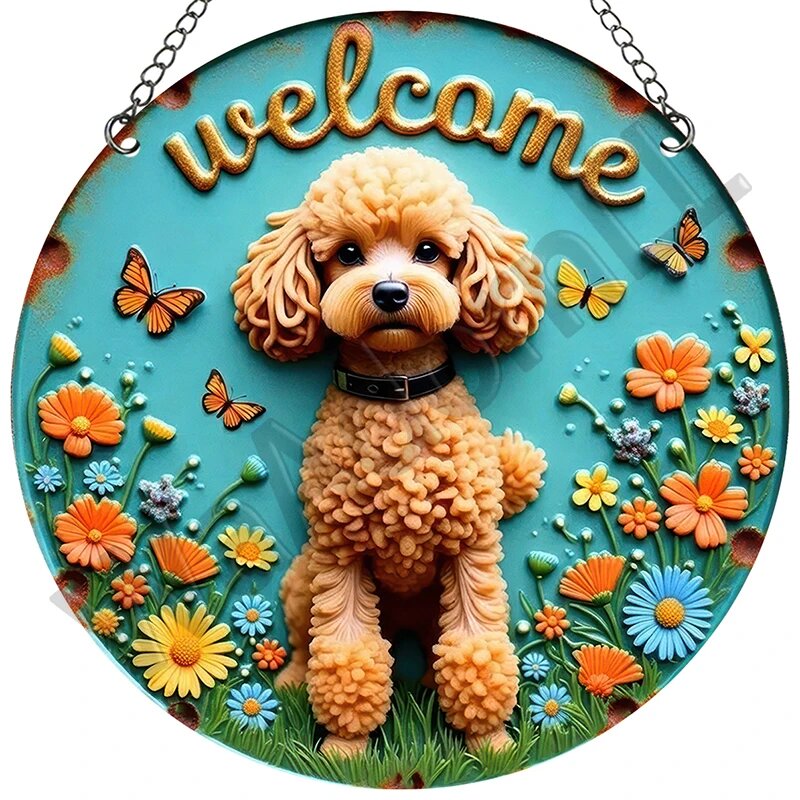 Ретро-табличка из акрила для дома D04YHMO 10421