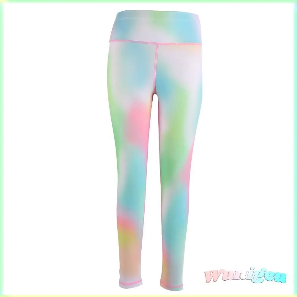 Спортивные лосины для женщин, камуфляж, высокий пояс, для йоги и фитнеса L, Светло-розовый, CM,