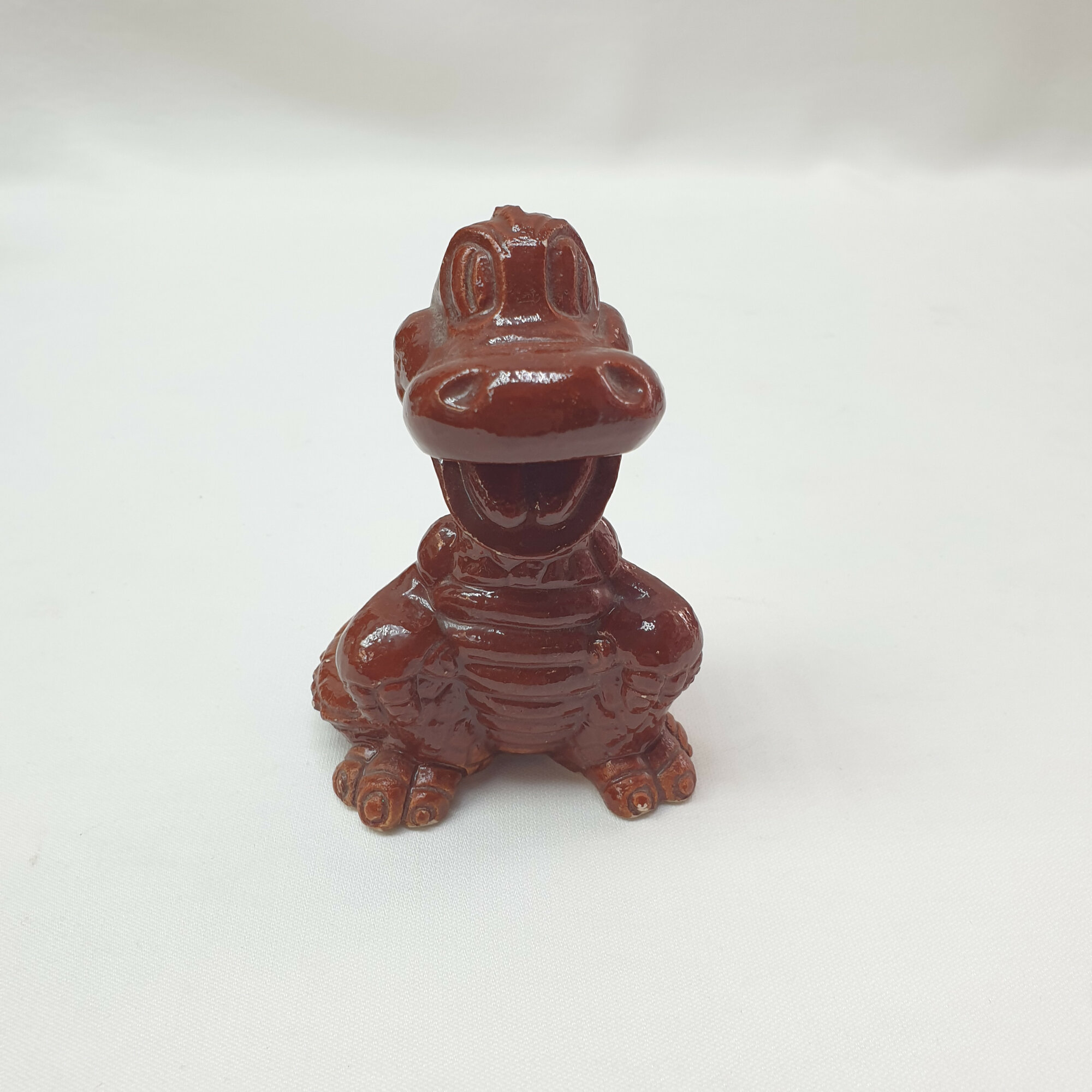 Винтажная статуэтка Дракончик 10 см, керамика.