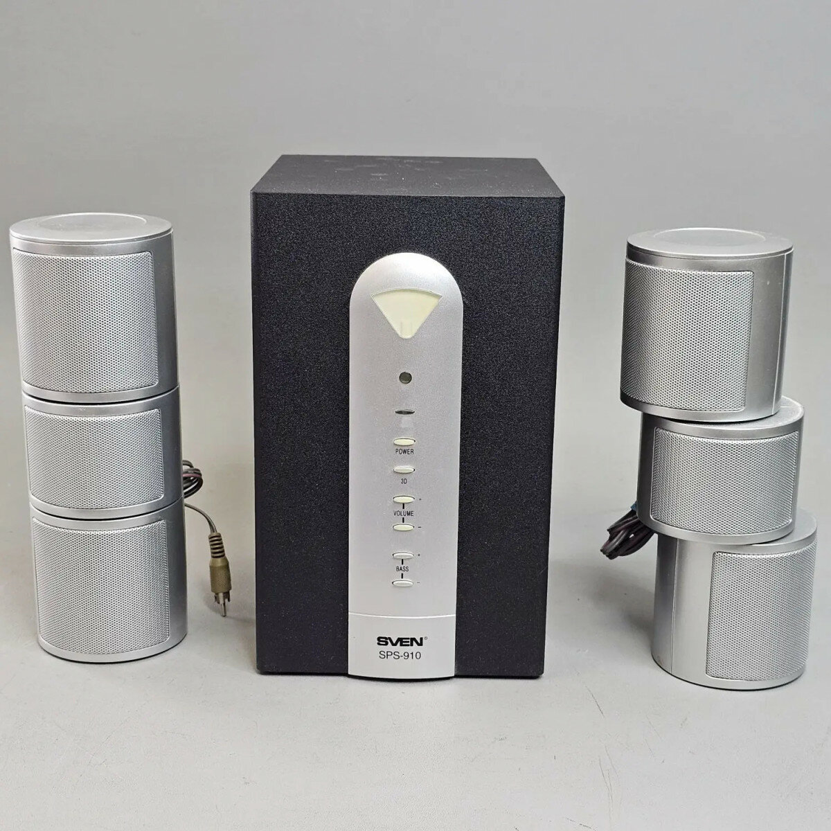 Колонки Sven SPS-910, 2.1, черный