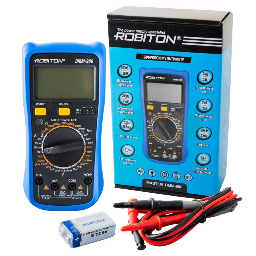 Мультиметр ROBITON MASTER DMM-900