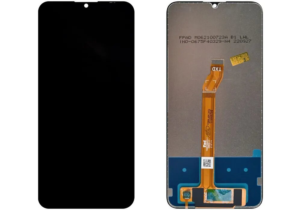 Дисплей Huawei Honor X7 (CMA-LX1/CMA-LX2) c тачскрином черный для замены