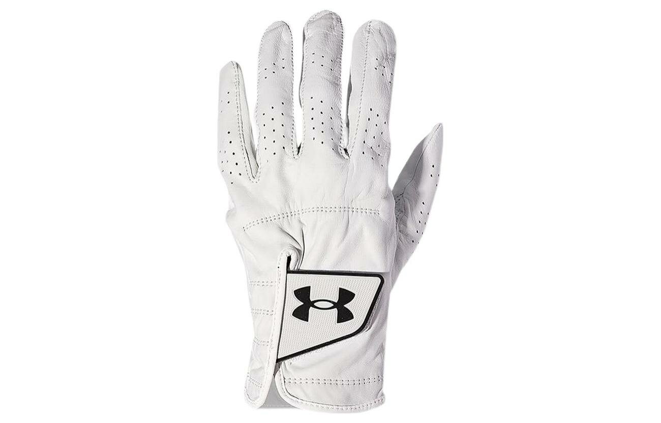 Гольфовые перчатки мужские Under Armour Leather Sports Gloves, L EU, белые