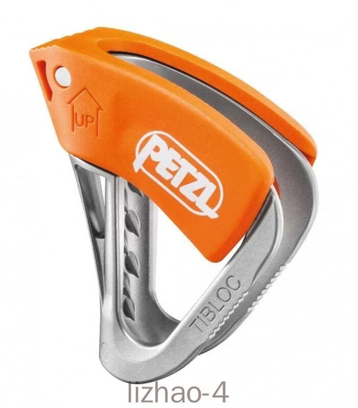 Зажим альпинистский Petzl TIBLOC оранжевый для подъема по веревке