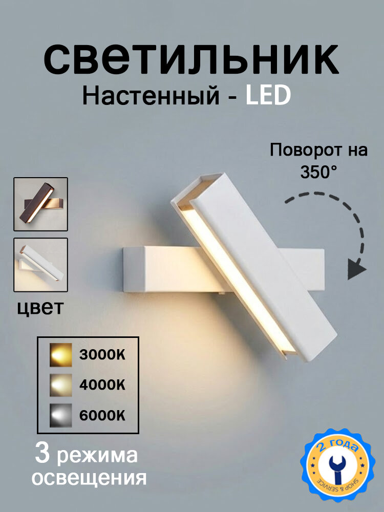 Настенный светильник, LED