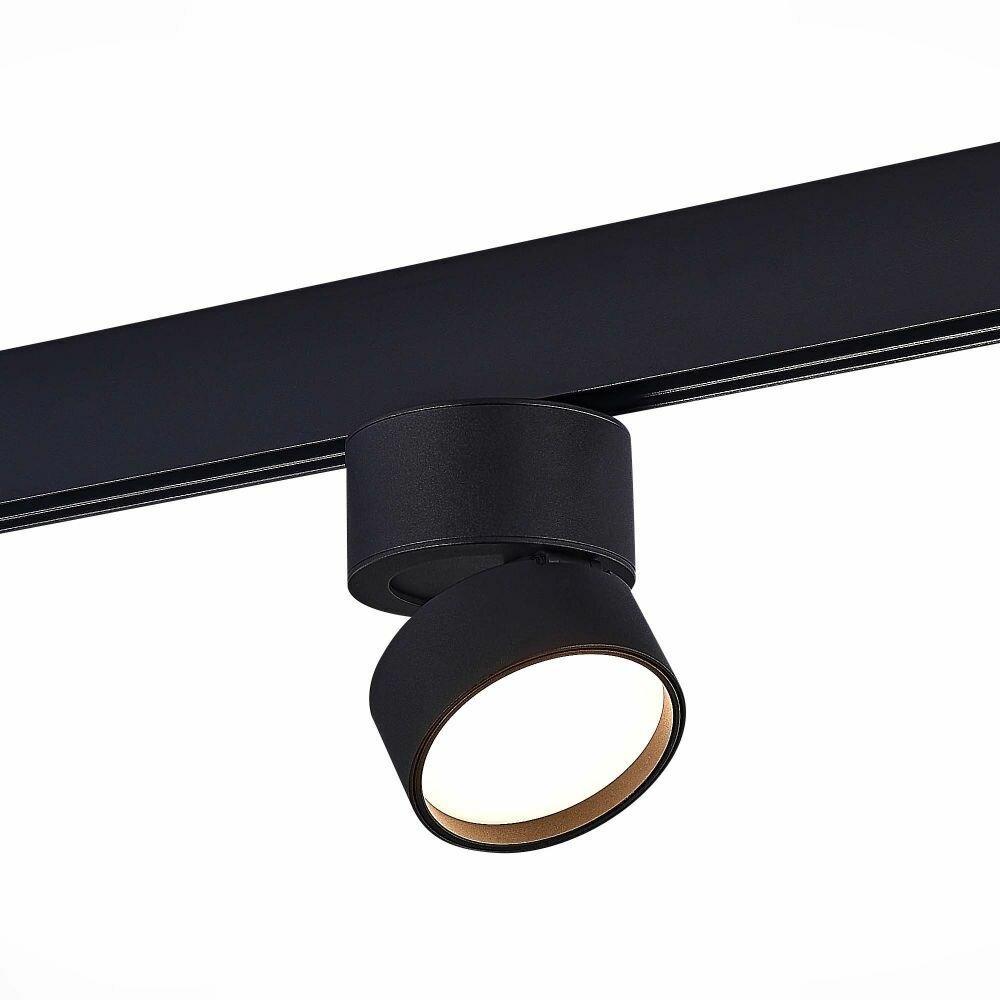ST809.446.09 ST-Luce Магнитный трековый светильник Черный LED 1*9W 4000K 600Lm Ra>90 120° IP20 D85xH126 48V.