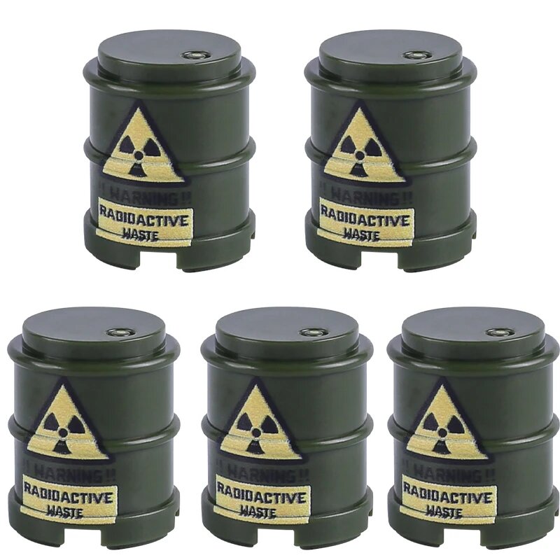 BRICKPANDA Конструктор военный, зеленый, B34-75-1-5PCS