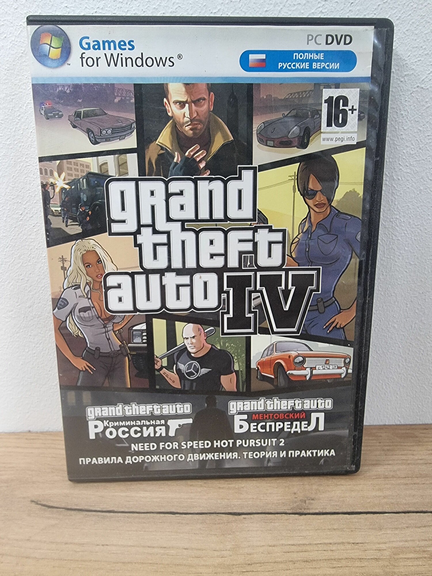 GTA 4 на ПК для PC на DVD-диске