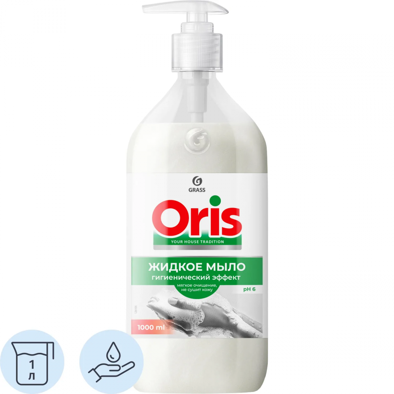 Мыло жидкое Grass/ORIS 1000мл 2415453