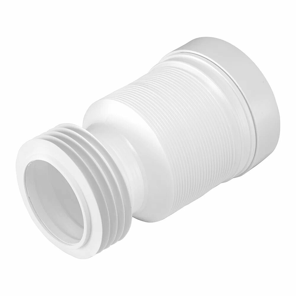 Слив для унитаза d110 мм пластиковый гофрированный для внутренней канализации