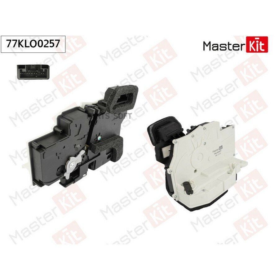 MASTERKIT 77KLO0257 77KLO0257 Замок двери зад. прав. Audi A6 C8 (4A2)/Q8 (4MN, 4MT) 2018