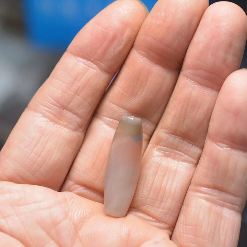 Натуральные бусины дзи глаза овальные 34