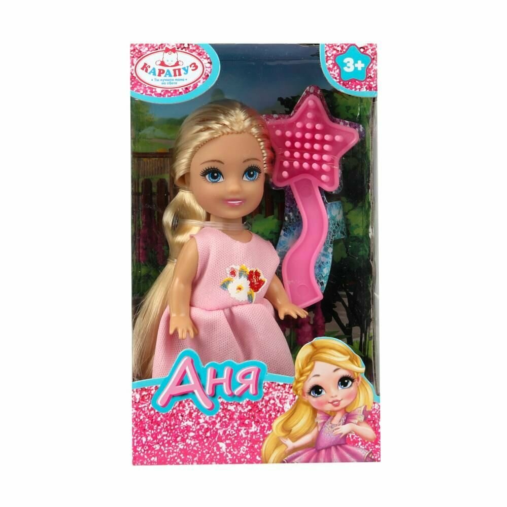 Кукла Симбат Аня, 12 см, с аксессуарами, пластмасса, текстиль (ANNA-BF5-BB (120))