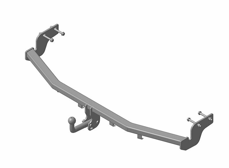 Фаркоп AvtoS HY 24 для Hyundai Santa Fe 2006-2012 (паспорт и сертификат в комплекте)(без электрики)