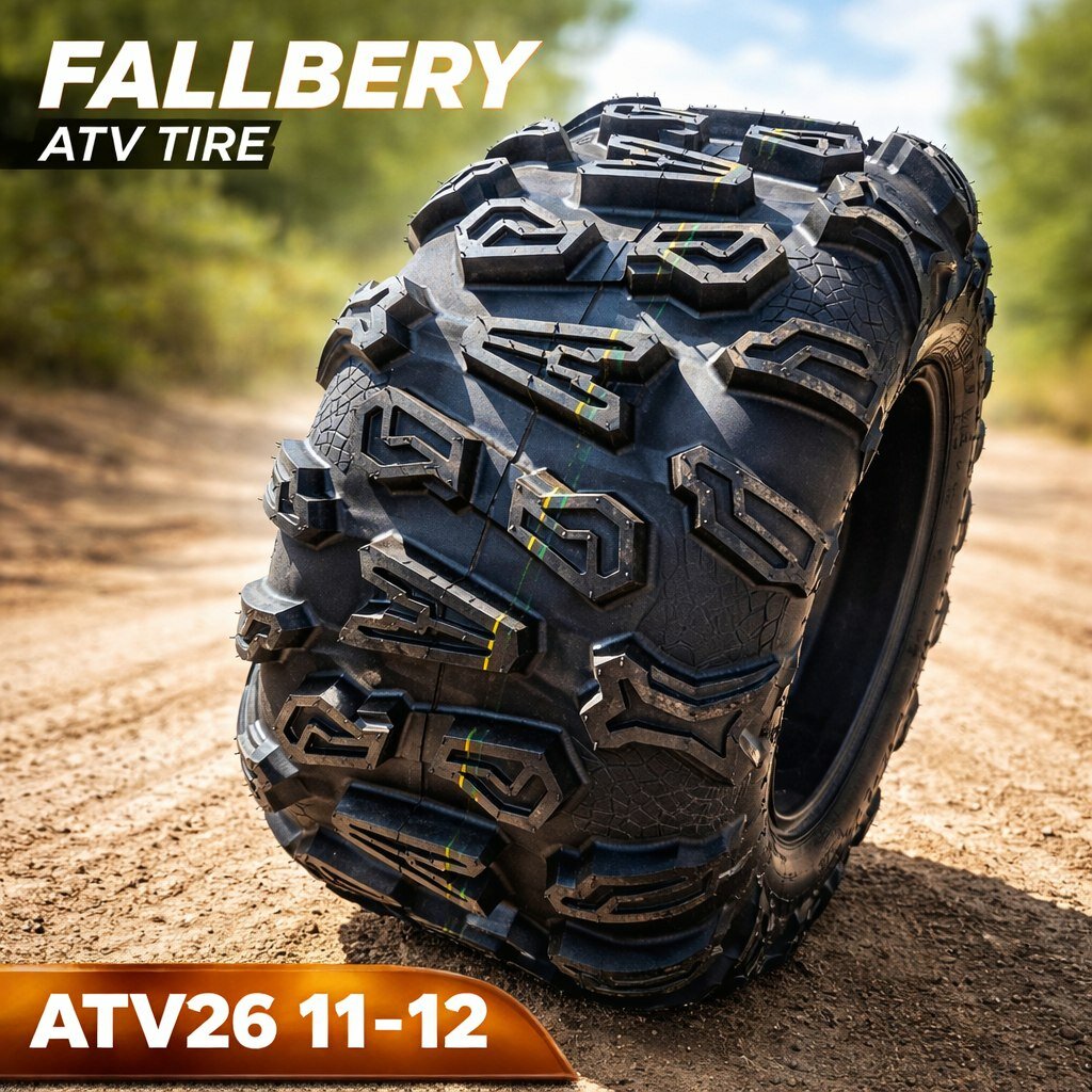 Шина для квадроцикла FALLBERY 26x11-12 (26*11-12) всесезонная, бескамерная