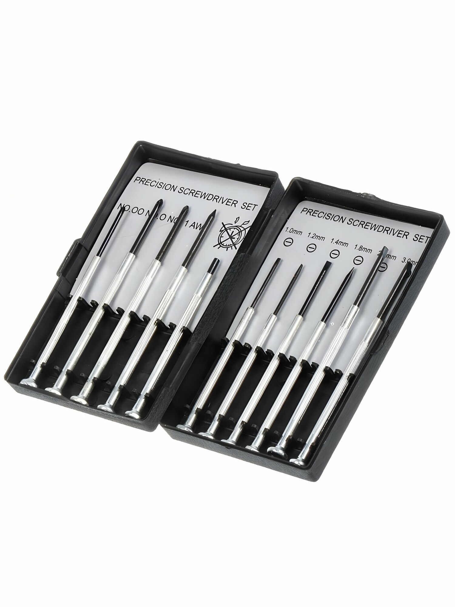 Набор отверток магнитных 11 предметов в кейсе, для точных работ