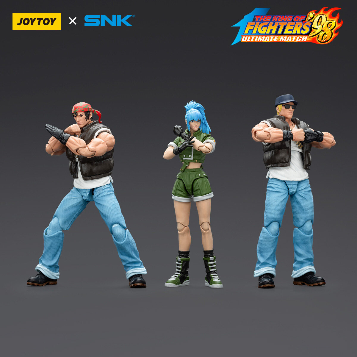 Dark source SNK King of Fighters 98UM King of Fighters Fury Team Леанна Ральф Кларк подвижная игрушечная фигурка в подарок