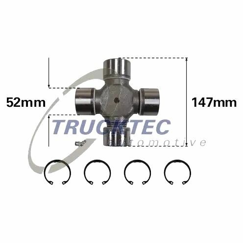 Крестовина карданного вала TRUCKTEC 05.34.002 Man 52х147 мм