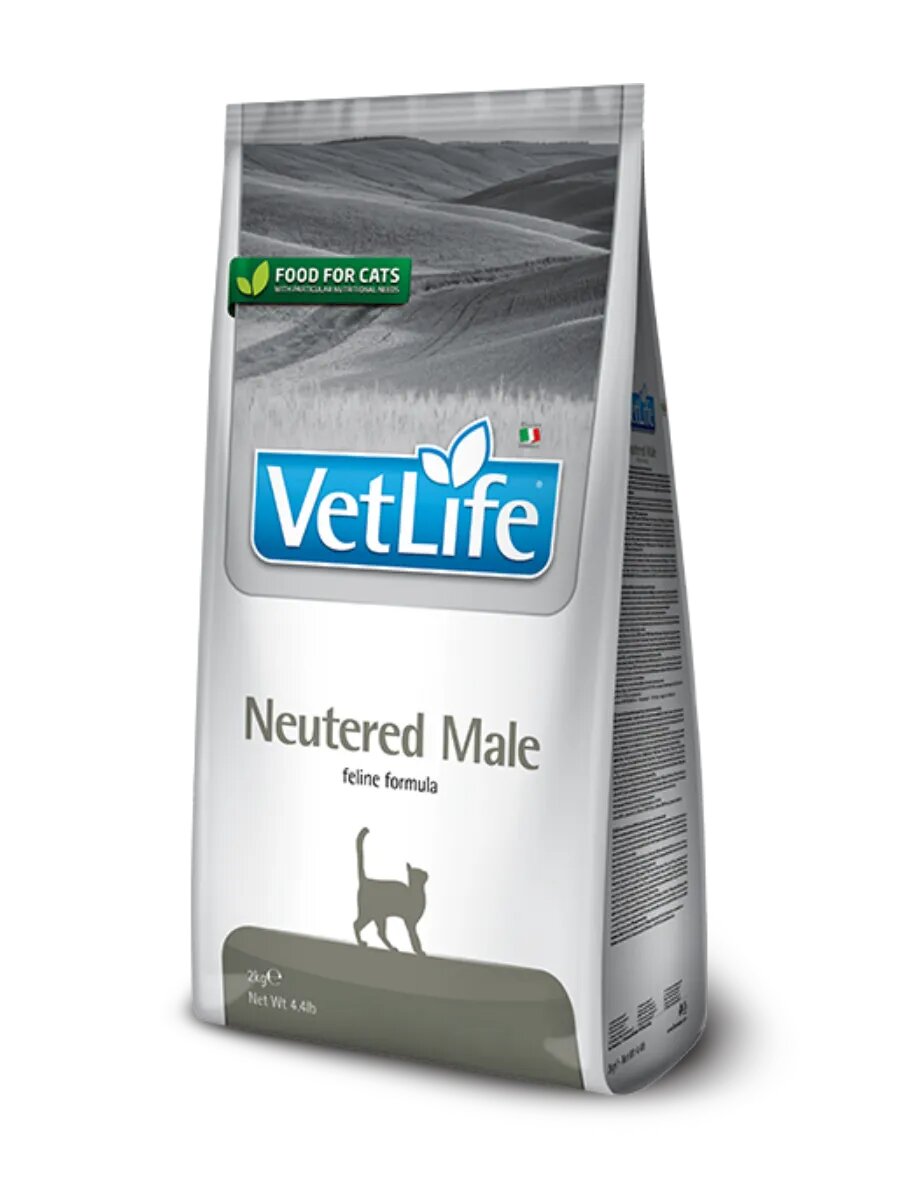 Сухой корм Farmina Vet Life Neutered Male (Фармина) для кастрированных котов, 2 кг