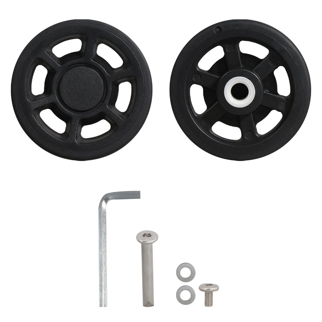 Бесшумные и гладкие сменные колеса для чемодана на 1 шт. практичных колесиках для чемодана из ПВХ