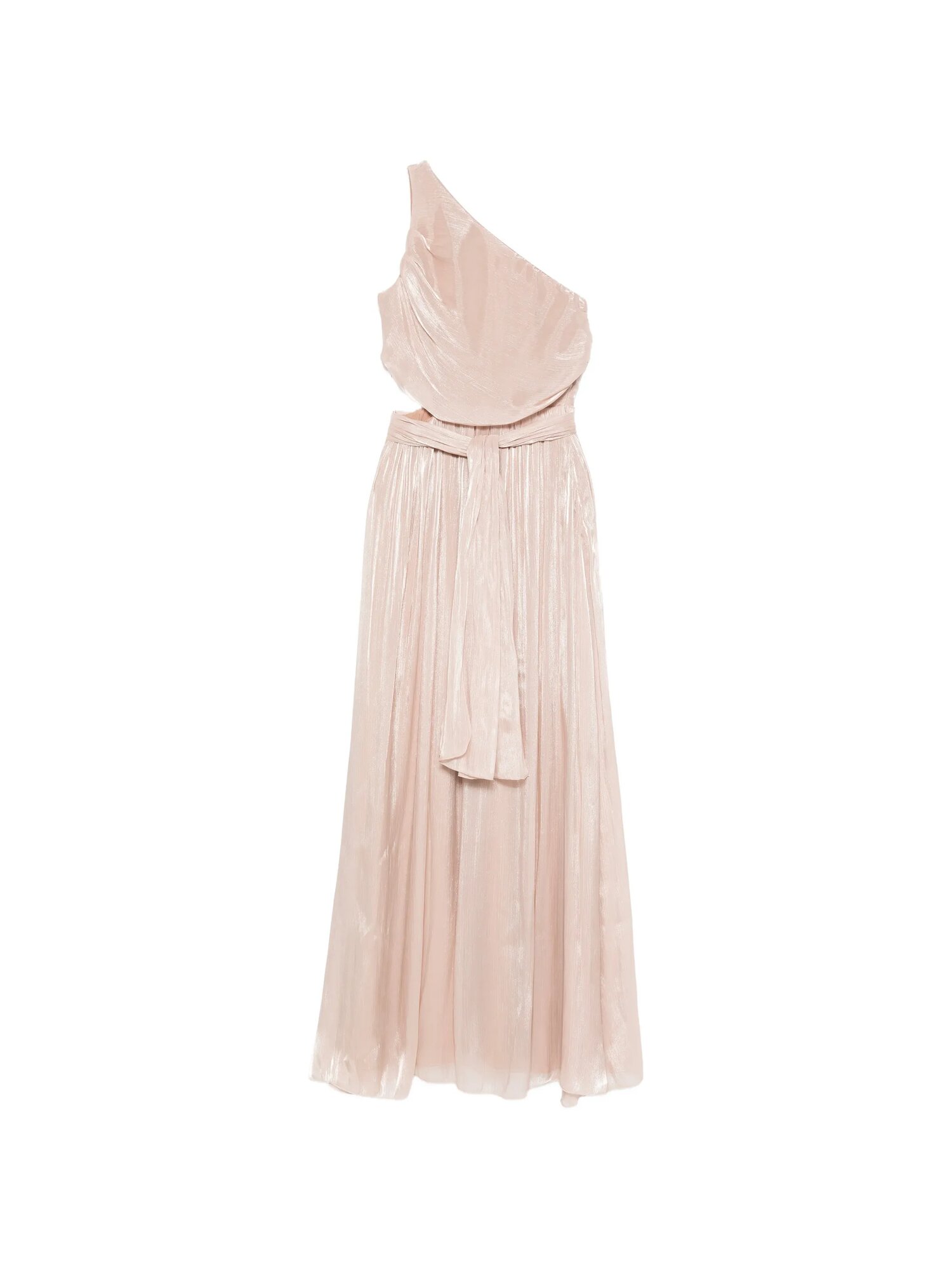 Платье One-shoulder pleated maxi dress