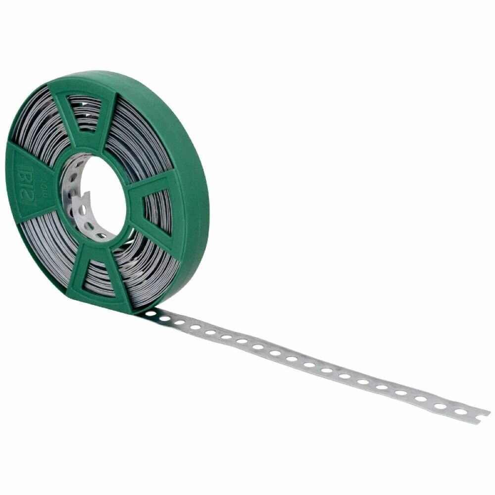 Монтажная перфолента WALRAVEN 12x0,8 мм (10м) оцинк. сталь, BIS