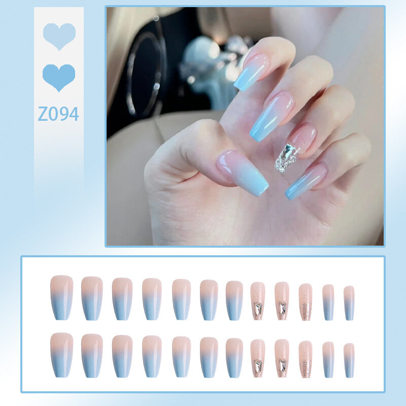 Net celebrity hot style broken diamond glitter nail art piece Z094-бесплатный набор для дизайна ногтей