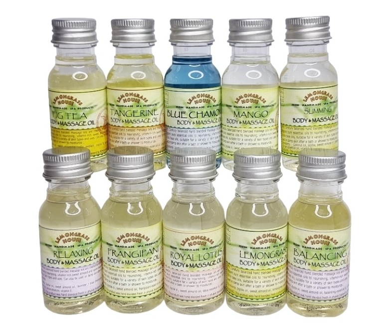 Набор массажных масел Lemongrass House 30 мл x 10 шт Таиланд