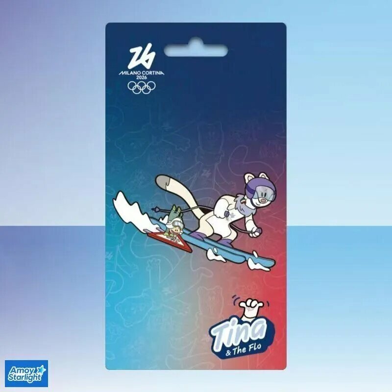Талисман зимних Олимпийских игр 2026 года в Милане, спортивный значок, сувенирный подарок