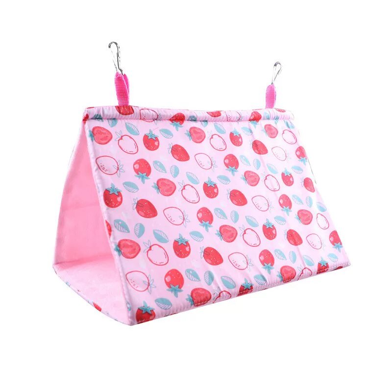 Средняя висячая кровать для кроликов и морских свинок, 26x19 см, розовый, без отверстий, аксессуары для сна