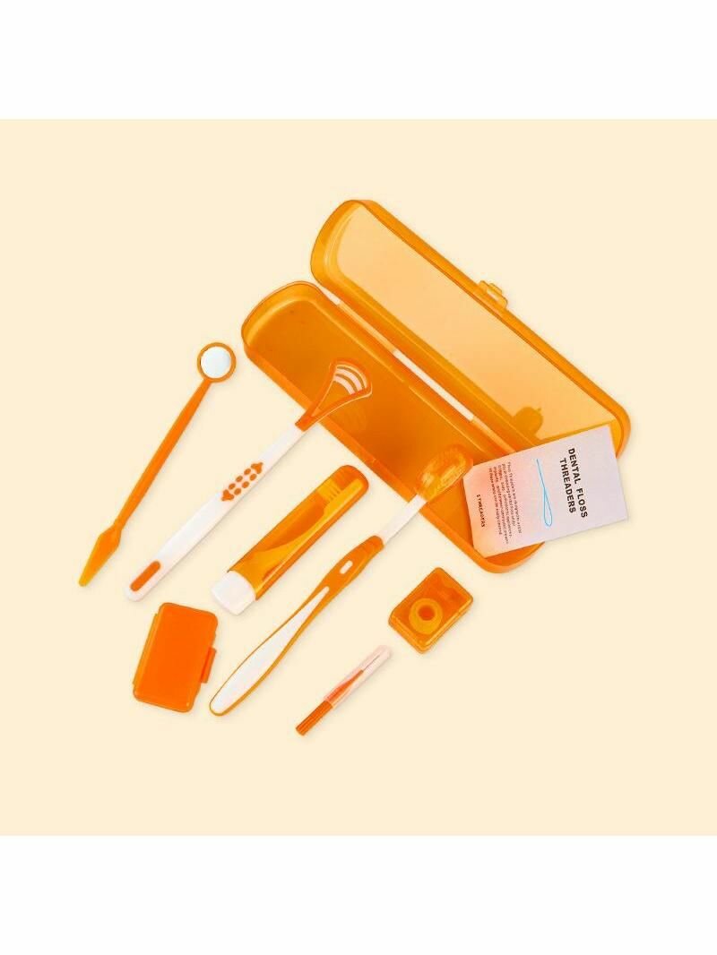 Ортодонтический набор для ухода за полостью рта из восьми частей