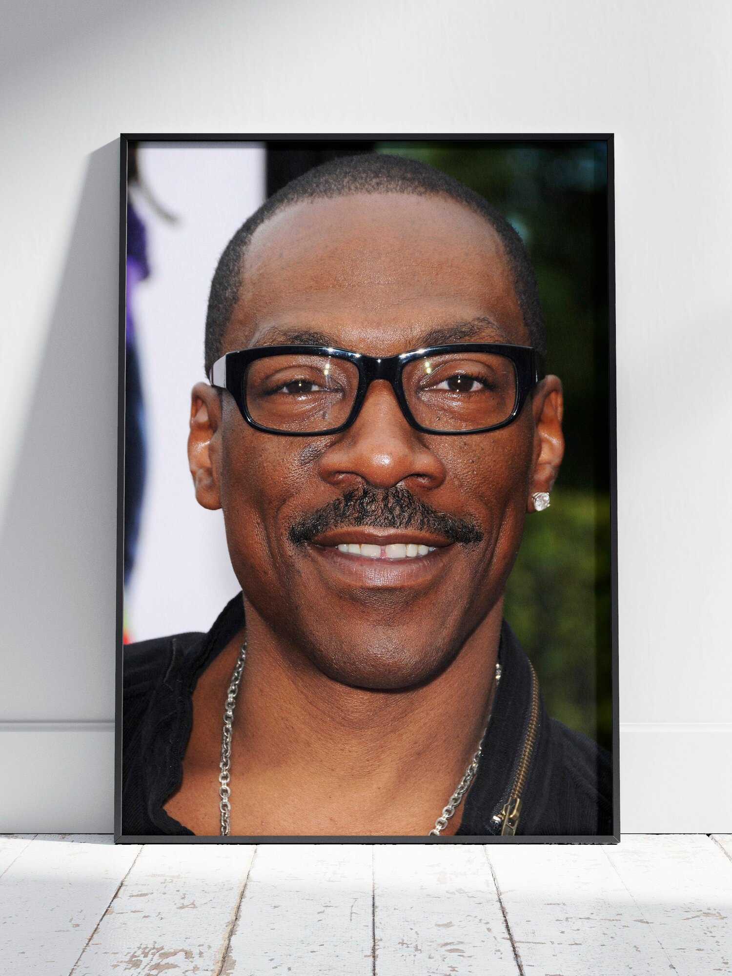 Плакат на стену для интерьера Эдди Мёрфи (Eddie Murphy 24) - Постер по актеру фильма, кино, сериала формата A4 (21x30 см)