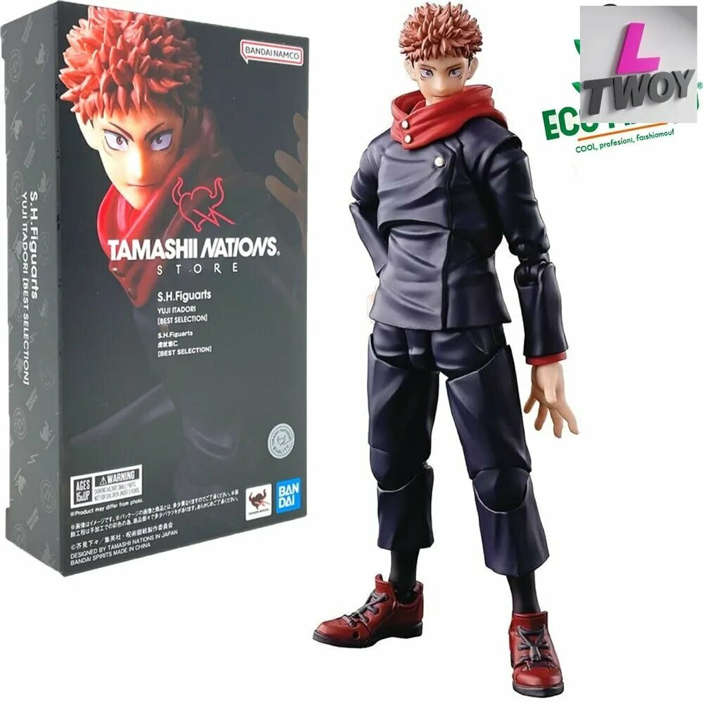 Экшн Фигурка Bandai S.H.FIGUARTS Jujutsu Kaisen, YUJI ITADORI лучший выбор, SHF 15см-LYY