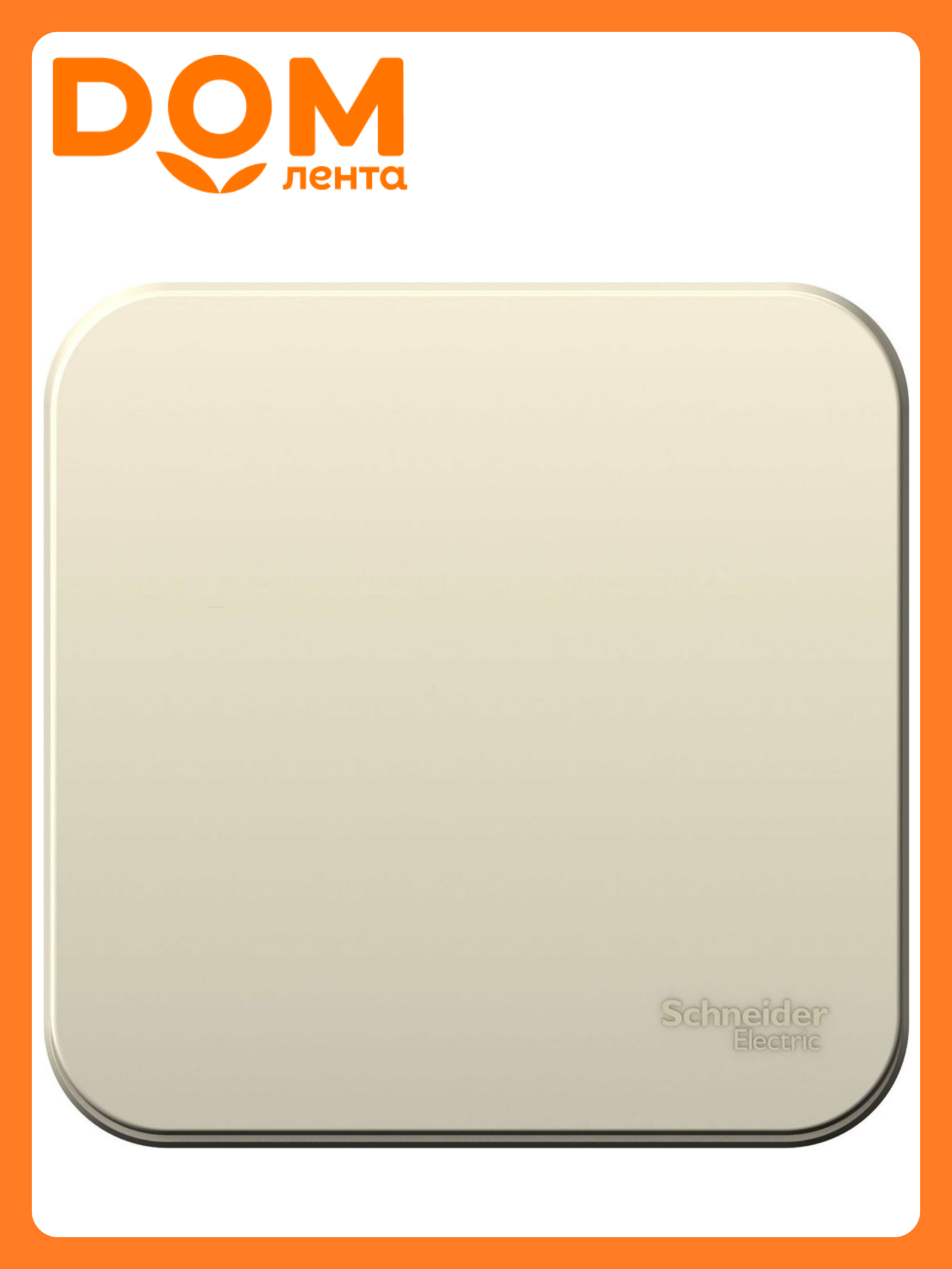 Выключатель Schneider Electric BLNVA101012 Blanca, коричневый
