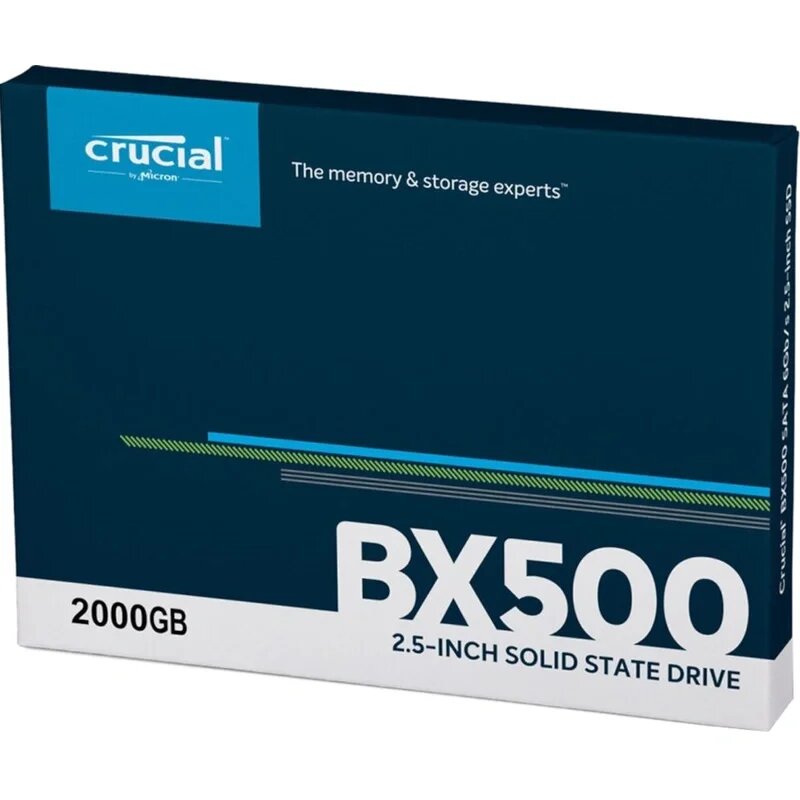 SSD накопитель Crucial BX500 2 ТБ CT2000BX500SSD1, 2414886
