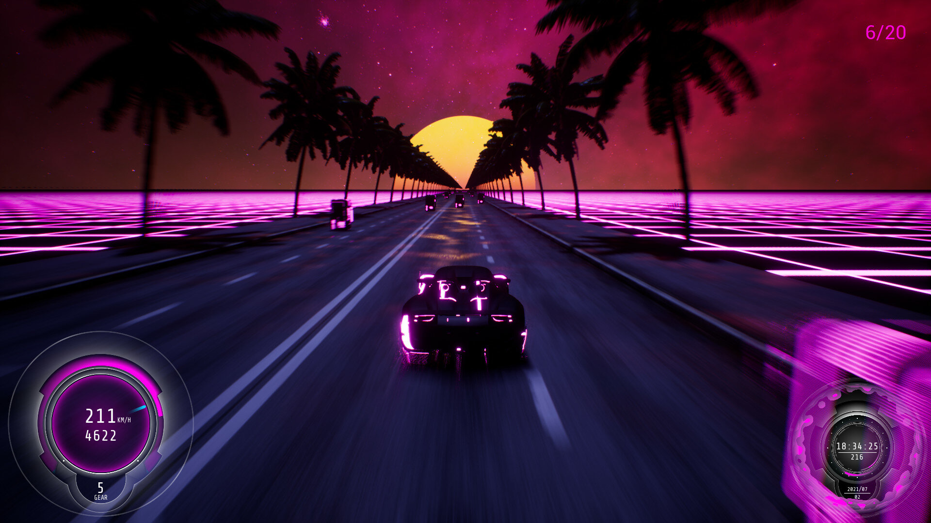 Synthwave Burnout Steam Ключ • Активация Steam • регион Весь мир