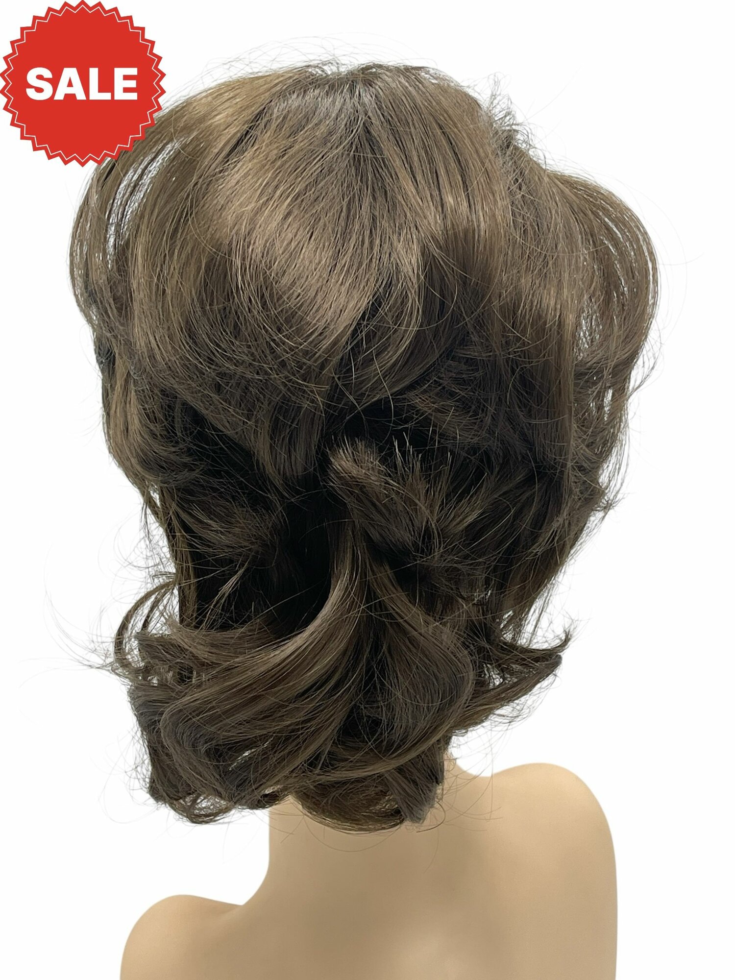 Шиньон Best Wigs N259, волнистые волосы, искусственный материал, длина 30см, коричневый