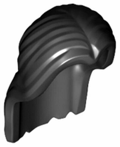 Деталь Lego 36806 Minifigure, Hair Long, Parted in Center