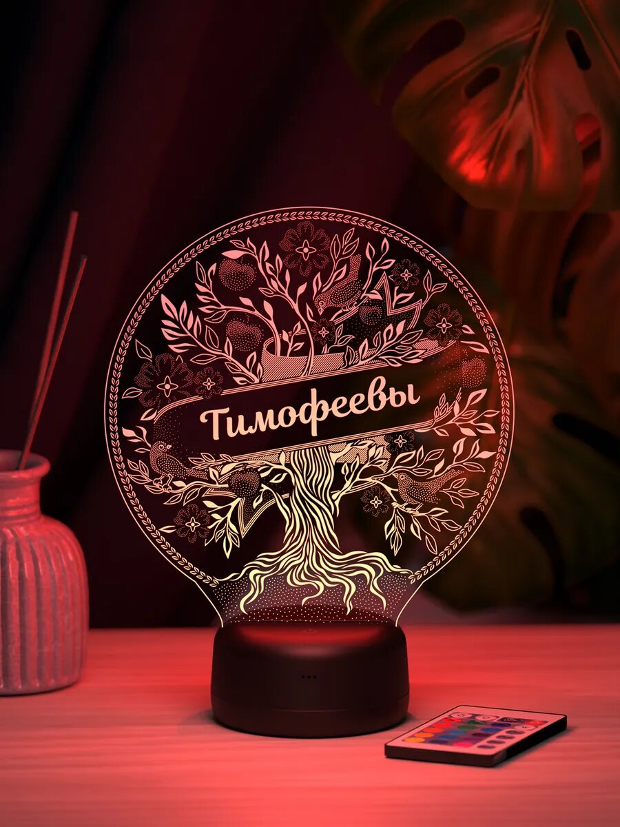 Ночник «Тимофеевы - фамильное древо»