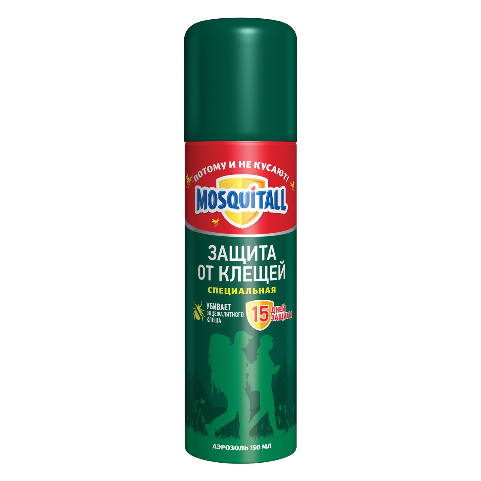 Аэрозоль Mosquitall "Защита от клещей", для использования на открытом воздухе, 150 мл