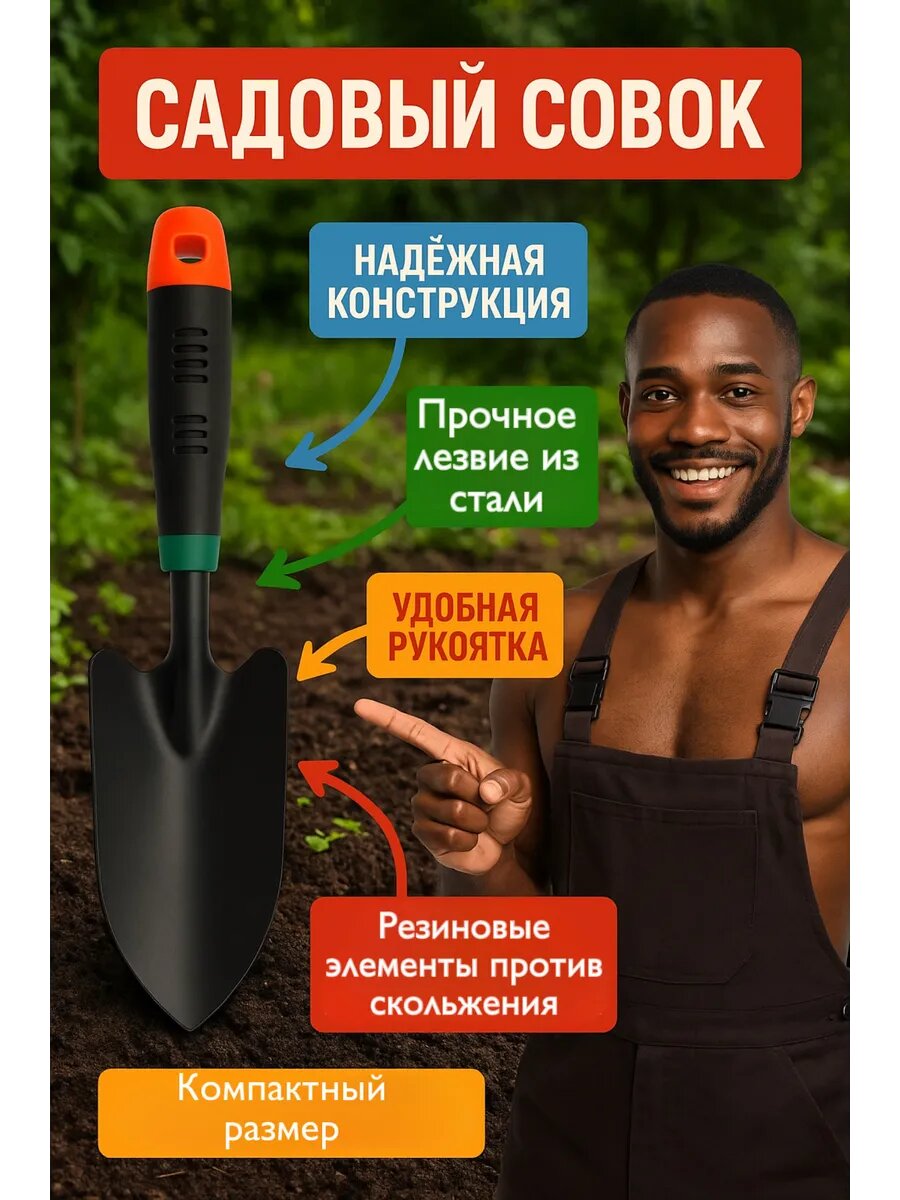 Садовая лопатка совок мини чудо