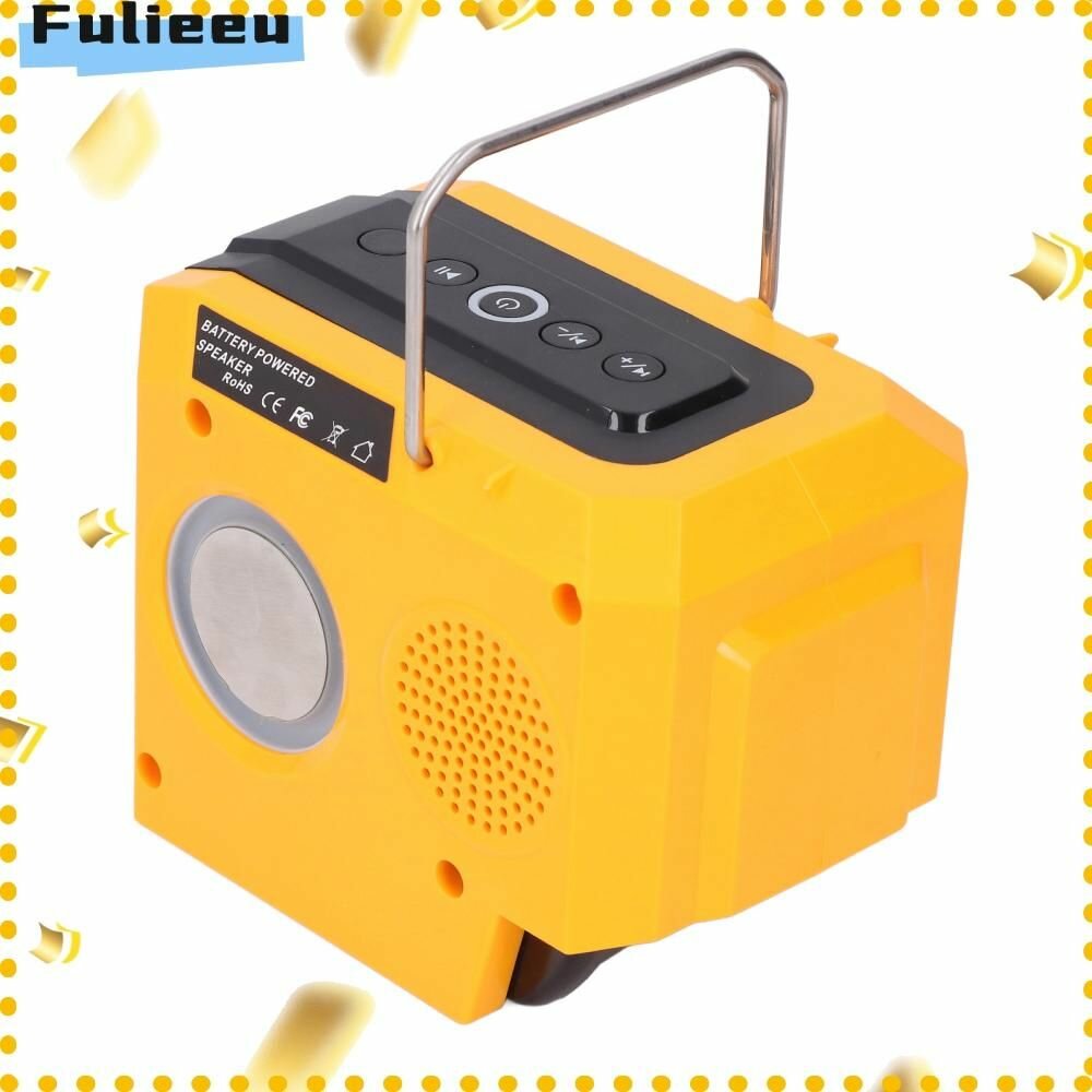 Беспроводной Li Ion акустический громкоговоритель, мощный, портативный, для пикников, работы на открытом воздухе