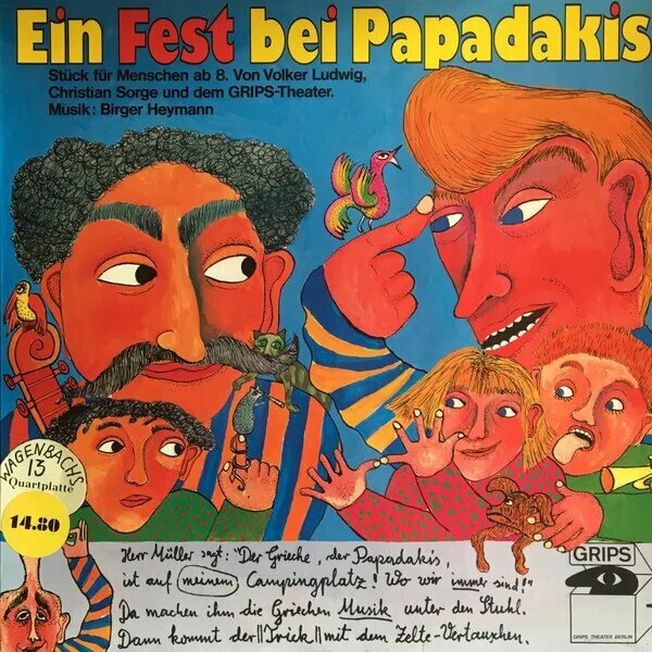 Grips Theater Berlin - Ein Fest Bei Papadakis EX-